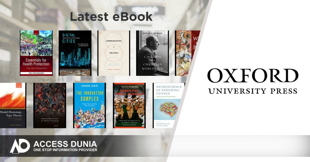 Latest Titles Released – Oxford University Press