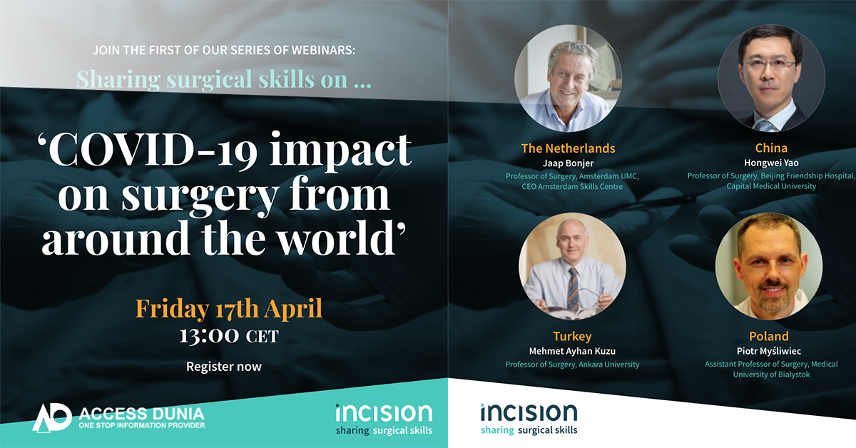COVID-19 Impact on Surgery from Around the World - Incision - Access Dunia
