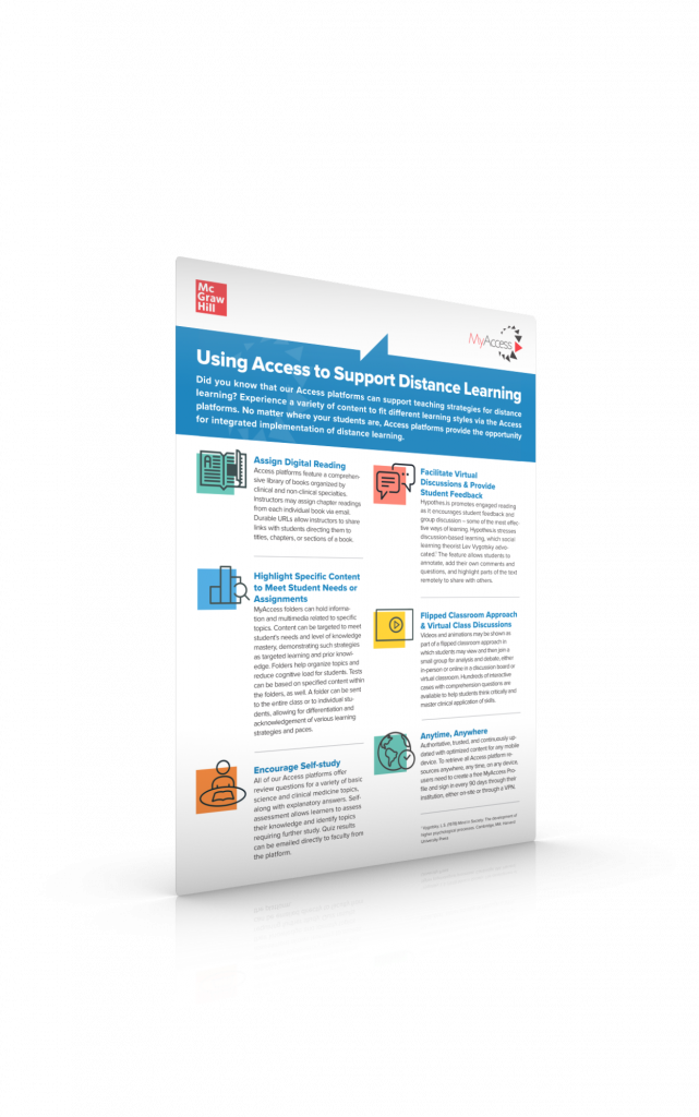 Distance learning with the Case Files Collection - McGraw Hill