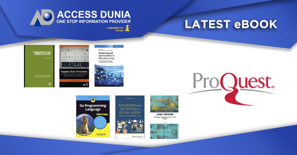 Latest eBook – ProQuest