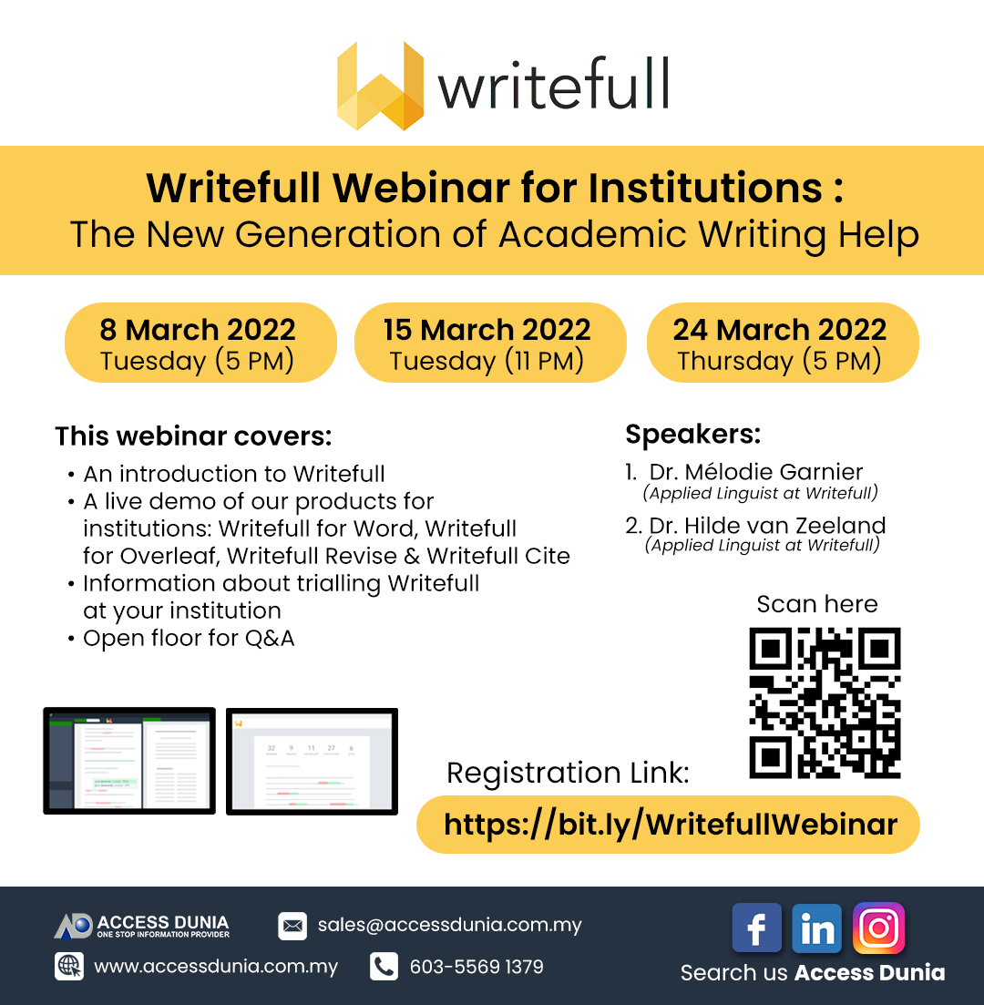 Writefull Webinar for Institutions - Access Dunia
