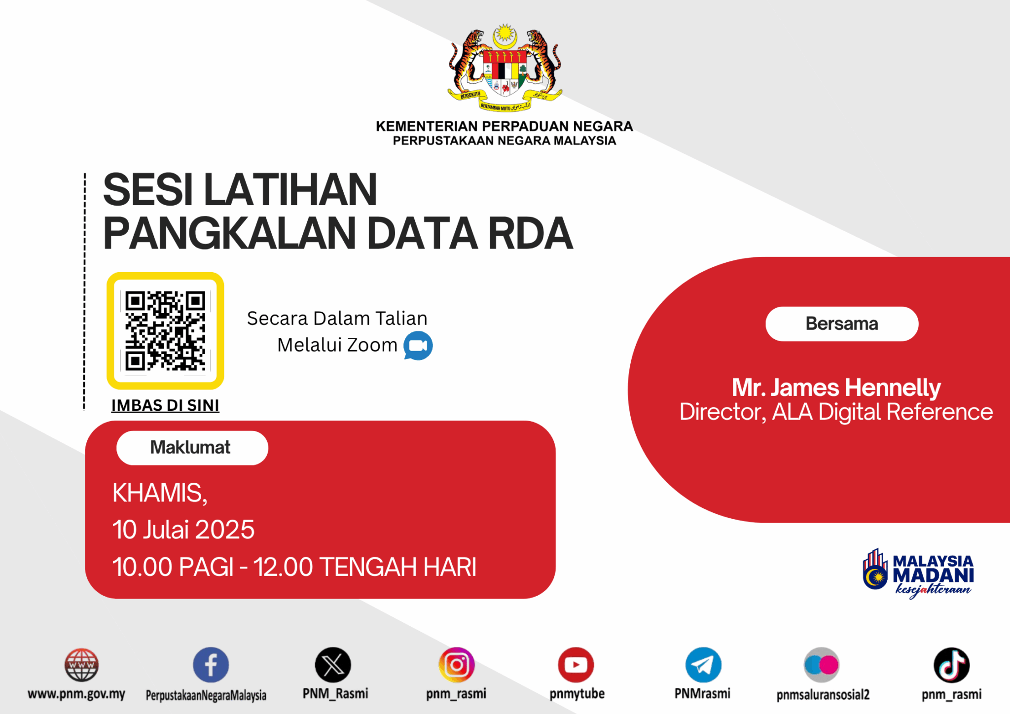 Sesi Latihan Pangkalan Data RDA (Perpustakaan Negara Malaysia) - Access ...